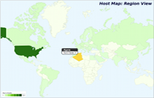 Network Security Application Geolocation Matrix